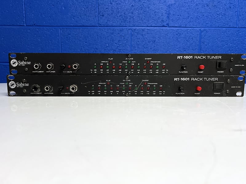 Sabine RT-1601 Rack Tuners | Reverb