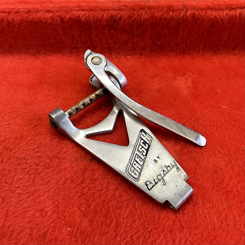Gretsch Bigsby b6 vibrato tailpiece c 1960’s Nickel b-6g | Reverb