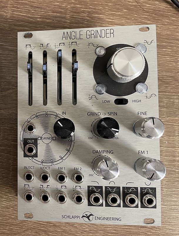 Schlappi Engineering Angle Grinder - Silver | Reverb