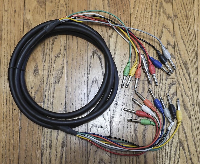 Hosa CPP-803 8-channel 1/4" Phone TS Snake - 3 Meter (9.9 | Reverb