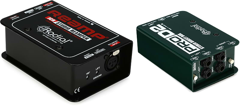 Radial Reamp JCR 1-channel Passive Re-Amping Device Bundle | Reverb