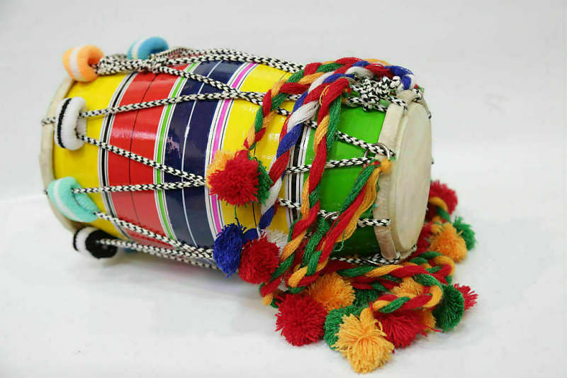 Naad Wooden Rope Tune Baby Dholak For Gift 2022 Multi | Reverb