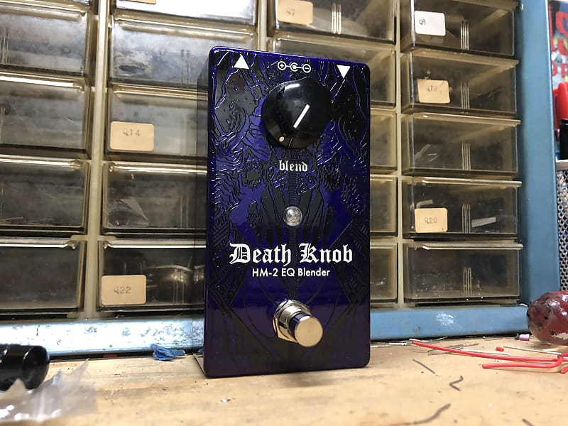 dunn effects Death Knob HM-2 EQ Blender 2023 Purple Sparkle | Reverb