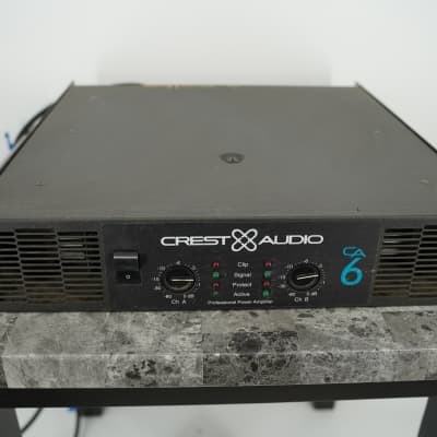 Crest Audio CA-6 2-Ch Pro Power Amplifier 400W/CH @ 8-Ohms | Reverb