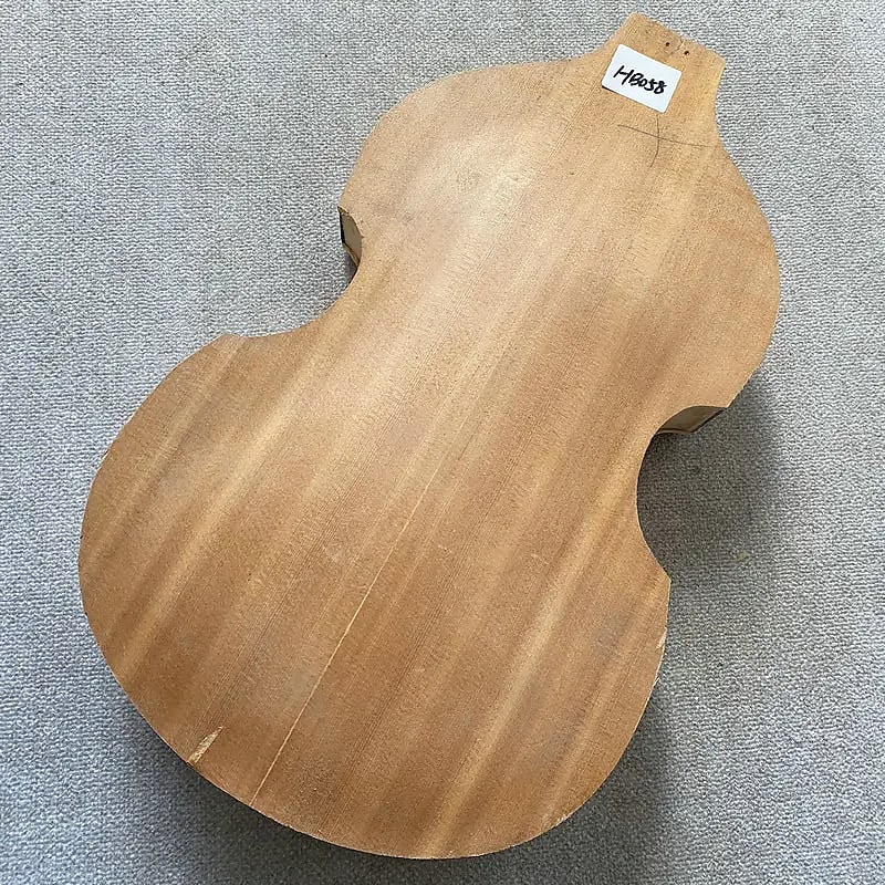 Unfinished Semi Hollow Violin Bass Body DIY Project | Reverb