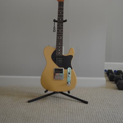 Warmoth Telecaster 2018 Satin Light Yellow & Roasted Maple | Reverb