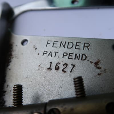 Fender Telecaster Bridge PAT.PEND. Tele Serial Number 52 thru | Reverb