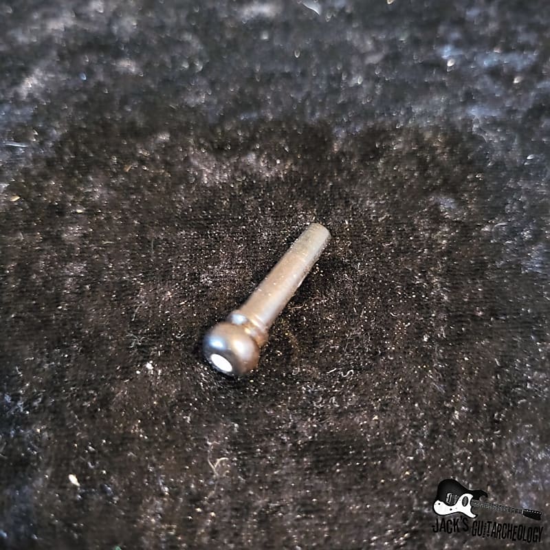 Gibson Custom Shop Ebony Bridge Pin (1990s - Black w/ | Reverb