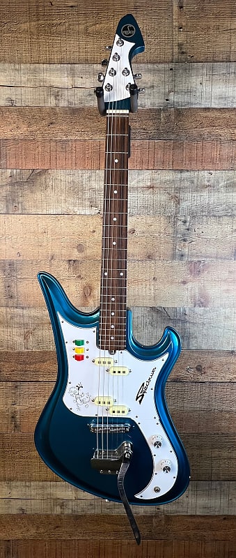Teisco Spectrum 2 1990s Blue (like Spectrum 5) Japan | Reverb