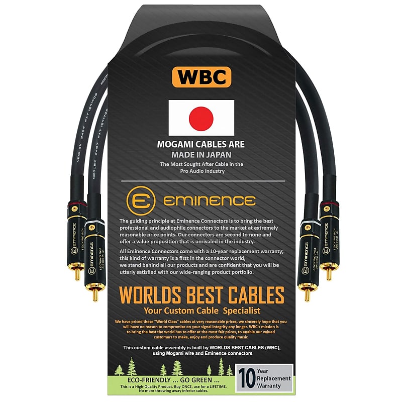 0.5 Foot – Audiophile High-Definition Audio Interconnect | Reverb