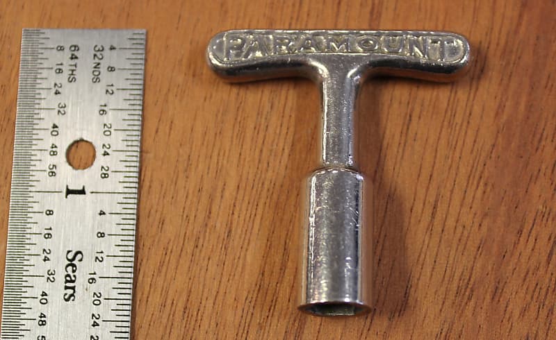 Vintage 1930's Paramount Banjo Brass Tuning Key Wrench | Reverb