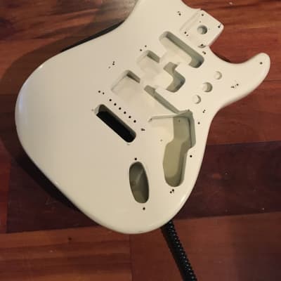 Genuine Fender Standard Strat Stratocaster Alder Body Cream | Reverb