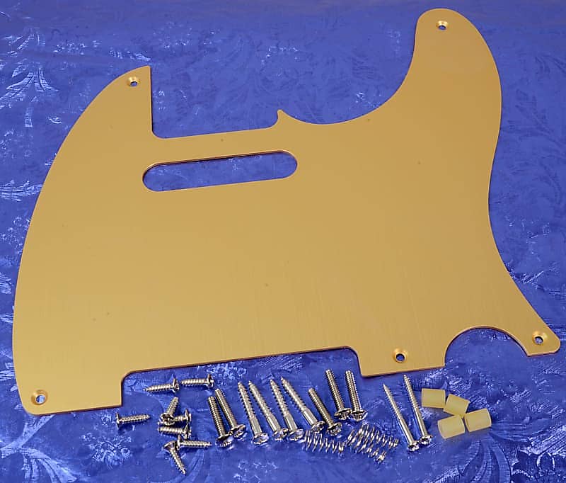 Pale Gold Anodized Aluminum Pickguard For '50's Style Tele + | Reverb