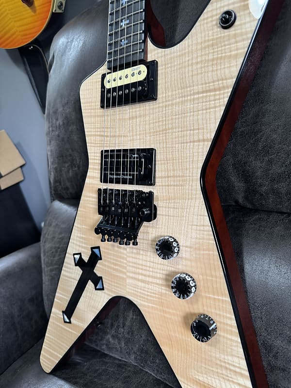 Dean USA Custom Shop Dimebag Southern Cross ML - Flame Top | Reverb