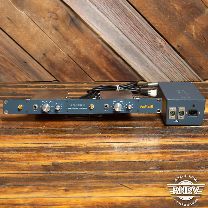 Neve Dual 1272 Mic Preamp / DIs w/ Power Supply Vintage Pair | Reverb