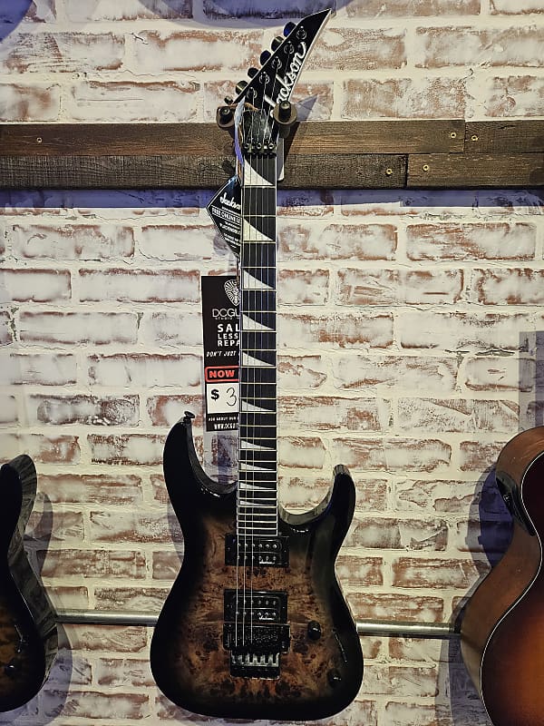 Jackson JS Series Dinky JS32 Dkap - Transparent black burst | Reverb