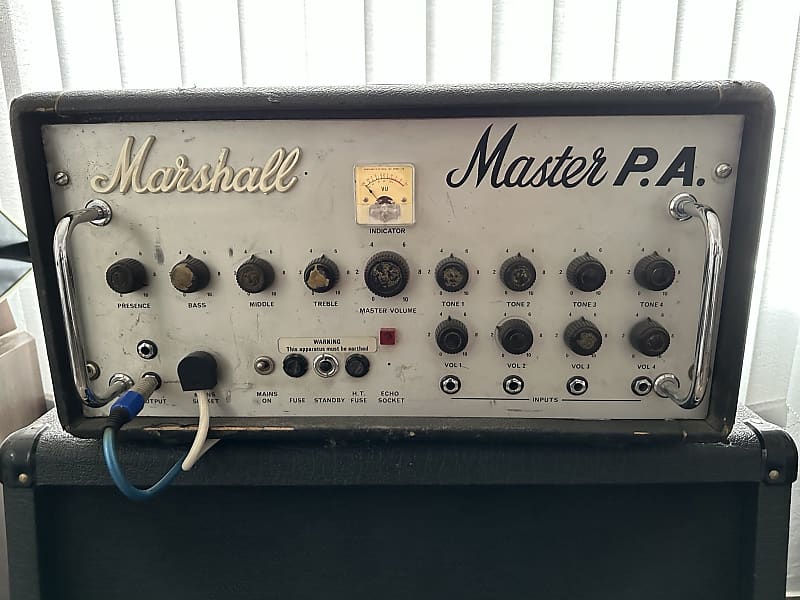 Marshall Master P.A.100 watt 1973 | Reverb