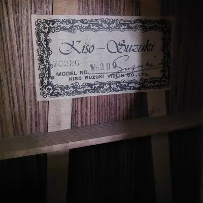 Kiso Suzuki W-300 Vintage Dreadnought From 1970 | Reverb