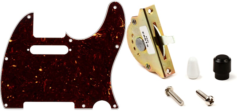 Fender 8-hole Modern Telecaster Pickguard - Tortoise Shell | Reverb