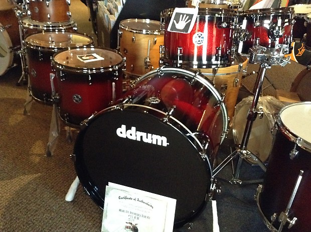ddrum 10th Anniversary Kit 2015 Red Burst | Reverb
