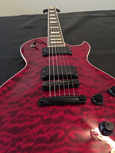 ESP Eclipse 2004 Red Quilt | Reverb