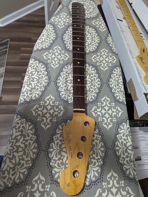 Musikraft Bass Neck Jazz Bass 2010-2011 - Nitro Amber Tint | Reverb