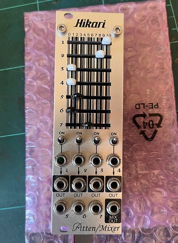 Hikari Instruments Atten/Mixer Voltage Processor - Silver | Reverb