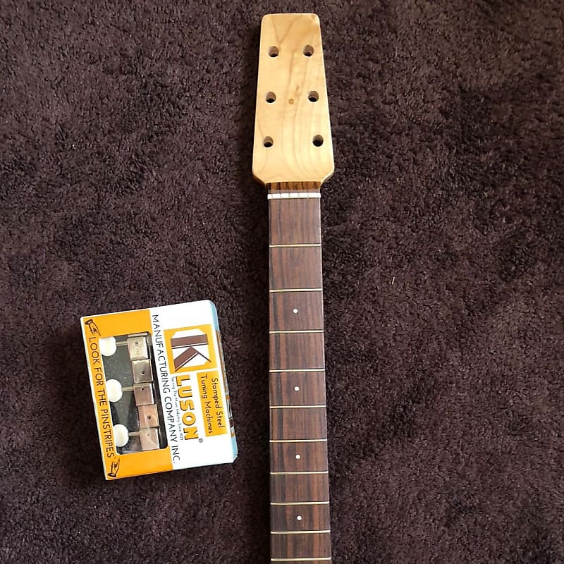 Snakehead Tele Telecaster neck w/ Kluson button tuners | Reverb