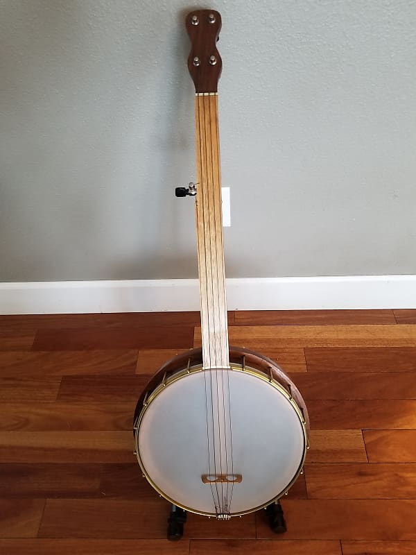 Custom Hardwood Fretless 12-inch Open Back Banjo with Rickard | Reverb