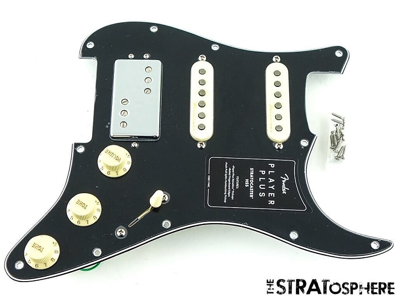 Fender Player Plus Series Strat HSS LOADED PICKGUARD PUs | Reverb
