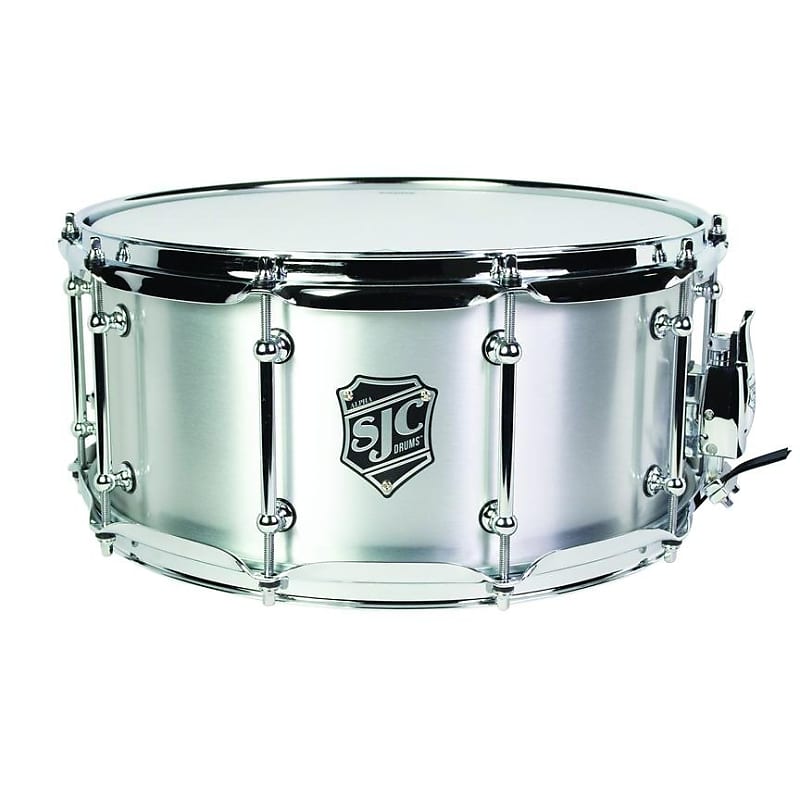 SJC Drums Alpha Aluminum Snare – 6.5"x14" - Brushed Aluminum | Reverb