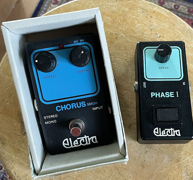 Vintage 1980's Electra Phase I and 504CH Stereo Chorus w/Box | Reverb