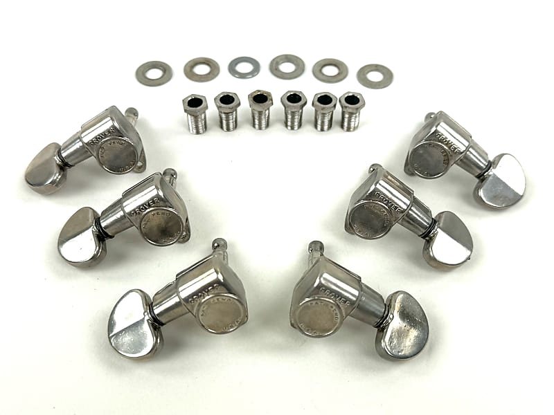 Grover Set of Six Futura Tuners w/Washers & Ferrules '60s - | Reverb