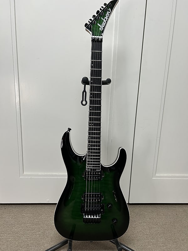 Jackson Pro Plus Series Dinky DKAQ - Emerald Green | Reverb