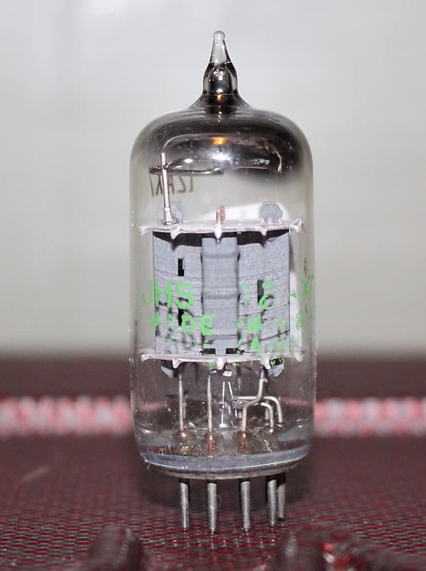 SYLVANIA JHS (JAN) 12AX7 RARE SHORT PLATE SQUARE GETTER | Reverb UK