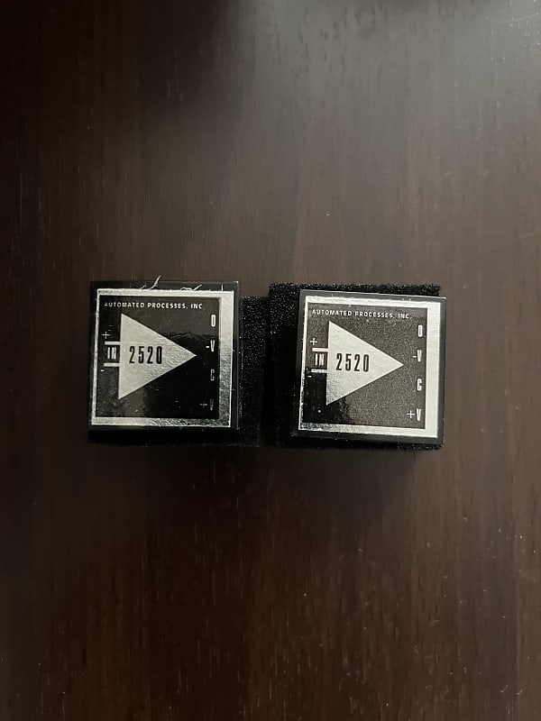 2 x API 2520 OP AMP DEC 2008 - Black | Reverb