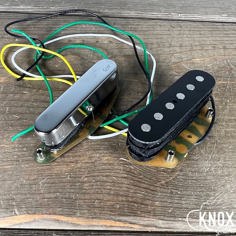 Fender SCN Samarium Cobalt Noiseless Telecaster Pickup Set | Reverb