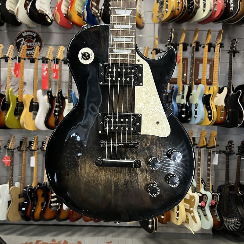 Epiphone Les Paul Studio Black Burst Joe Perry Style | Reverb