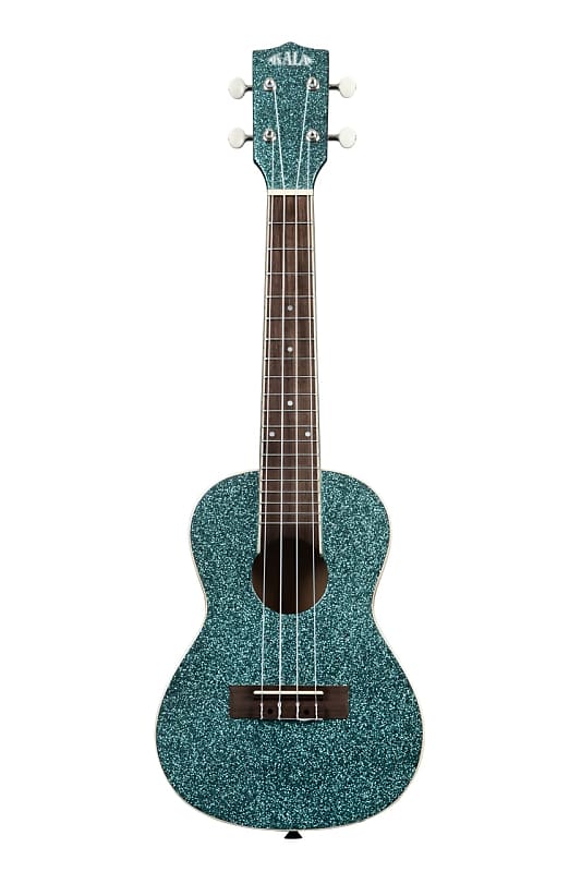 Rhapsody In Blue Sparkle Concert Ukulele | Reverb