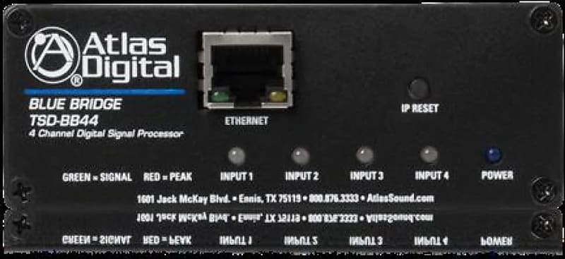 BlueBridge ® 4 Input x 4 Output DSP Audio Processo | Reverb