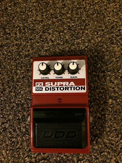 DOD Supra Distortion FX 55C Red Vintage | Reverb