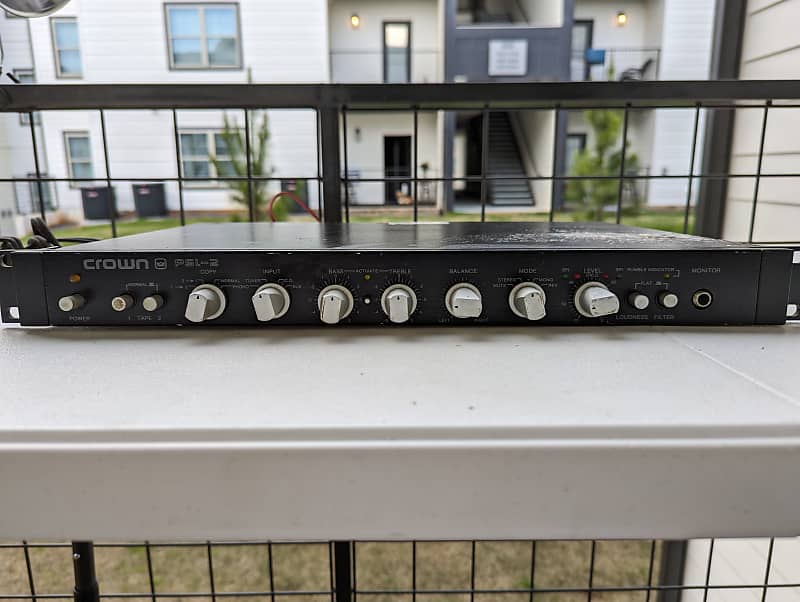Crown PSL-2 Professional Preamplifier | Reverb