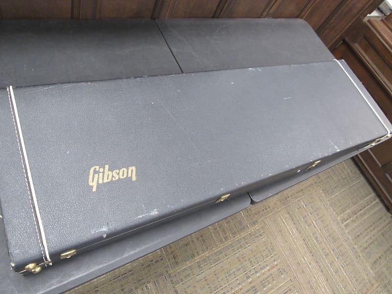 RARE Rectangle Blue Interior Gibson Victory Bass Guitar Case | Reverb