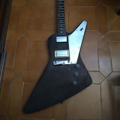 Hamer SLAMMER EXPLORER XP-1 1990 black matte | Reverb