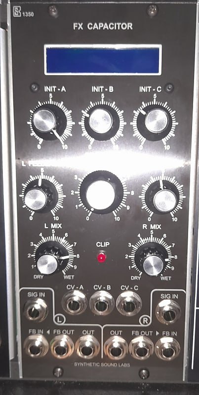 Synthetic Sound Labs FX Capacitor Module (5U, MU, Moog Unit, | Reverb
