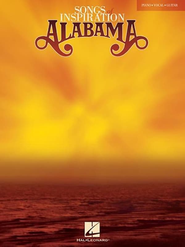 Alabama Songs of Inspiration Piano Vocal Guitar Book | Reverb