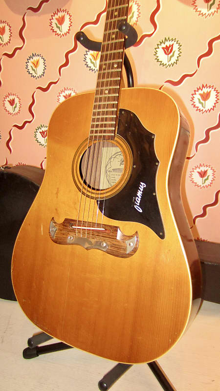 Vintage 1960s Framus Acoustic Dreadnought - Natural - with | Reverb