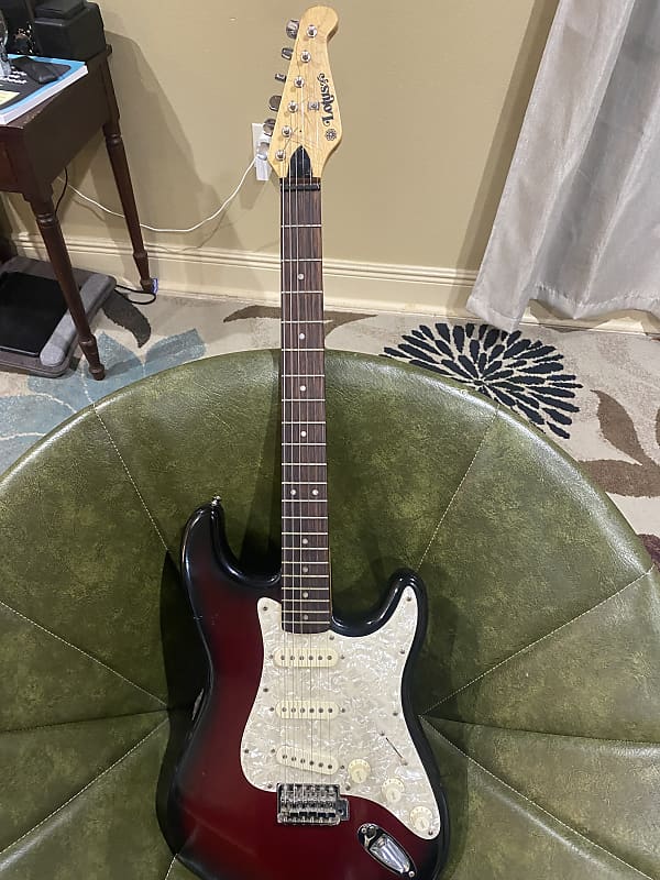 Lotus Strat 2001 - Red burst | Reverb