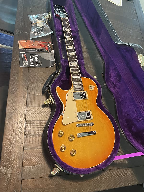 Epiphone Les Paul Elite MIJ by Gibson 2002 - Honey Tea | Reverb