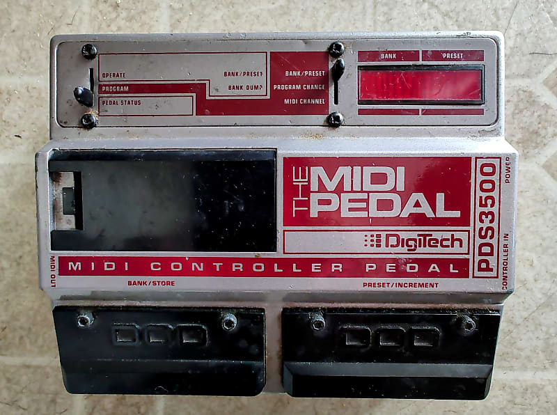 DigiTech PDS3500 Midi Pedal 1980's | Reverb